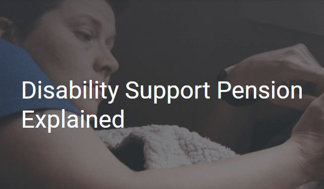 Disability Support Pension
